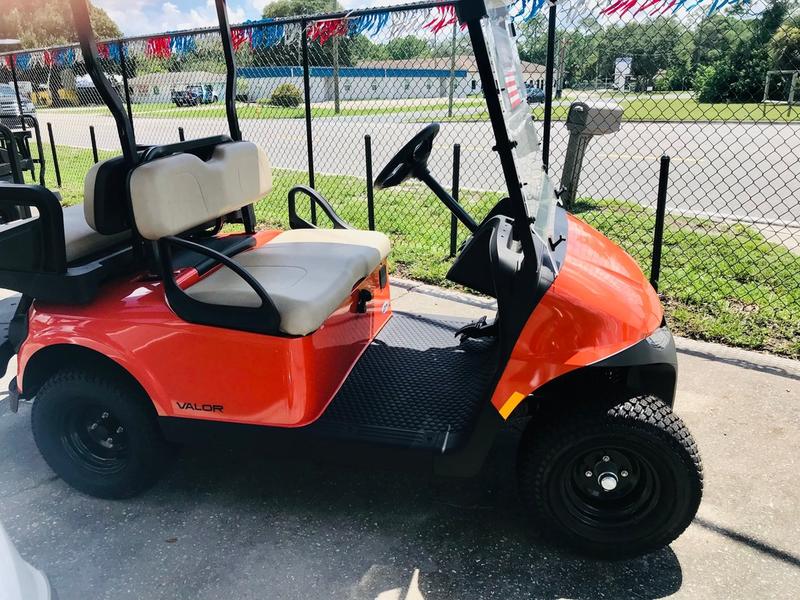 2025 E-Z-GO Valor Gas Solar Flare | Jacksonville Florida Gas Golf Cart ...